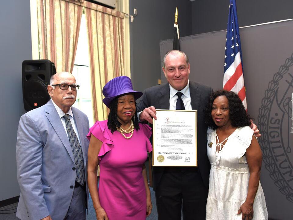 Sylvia Moody D’Alessandro Day: Proclamation honors longtime leader of ...