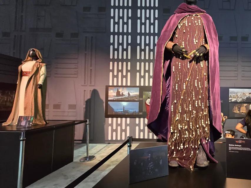 SDCC 2024: Props and costumes for THE ACOLYTE on display at Star Wars booth