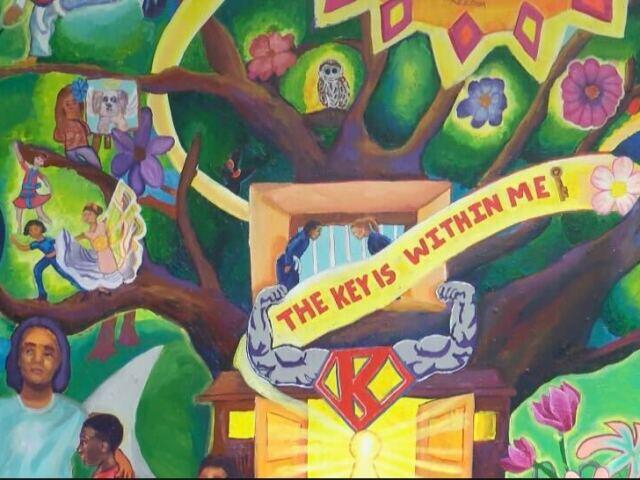 Young aspiring artists unveil mural inside Kosciuszko Community Center ...