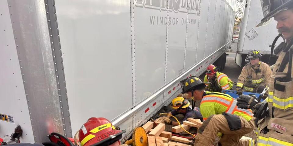Sparks firefighters save person trapped under truck trailer - NewsBreak