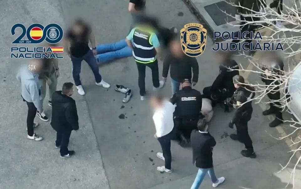 Brit thug caught on CCTV in brazen prison break using ladder is finally ...