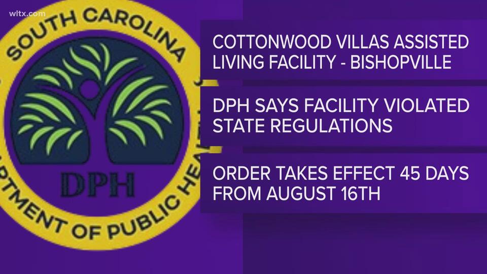 South Carolina DPH revokes Cottonwood Villas Bishopville license ...
