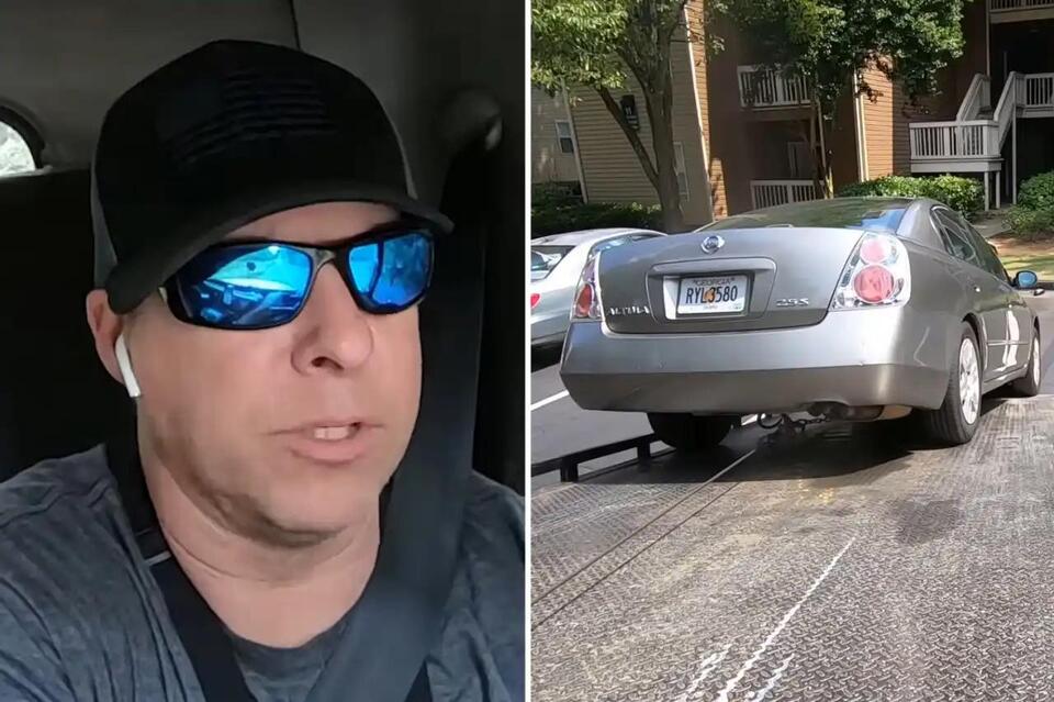 ‘I’m not joking,’ driver cries as car is about to get hauled off over ...