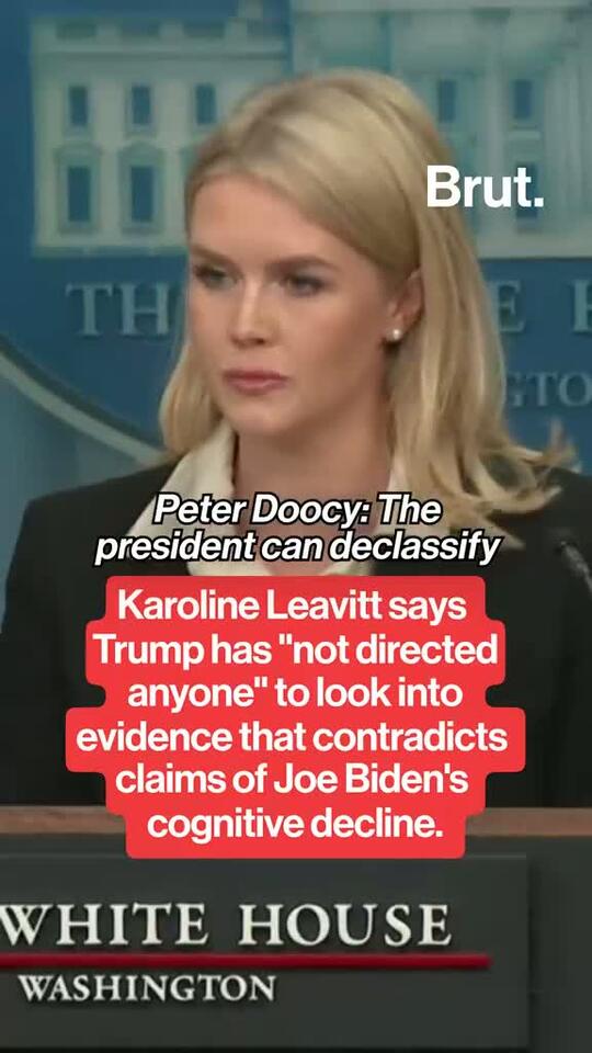 During a White House press briefing on May 22, White House Press Secretary Karoline Leavitt was ...