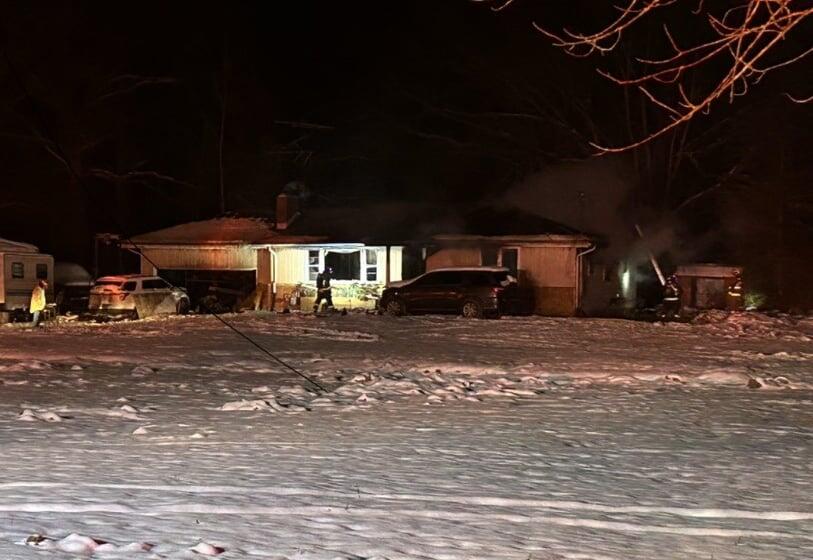 Firefighters encounter frozen hydrants in 'suspicious' Weathersfield ...