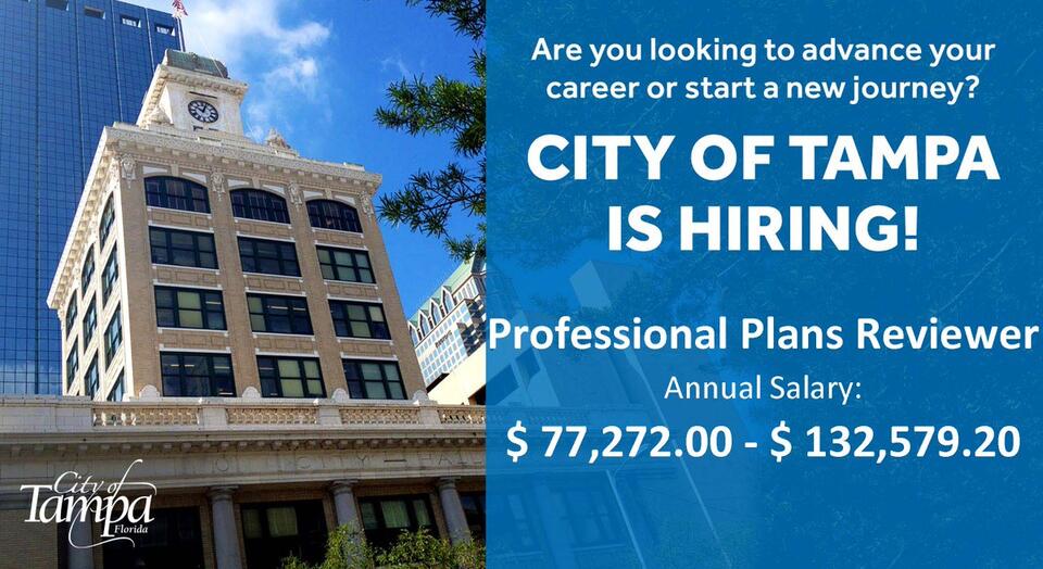 Tampa hiring plans reviewer for construction review - NewsBreak