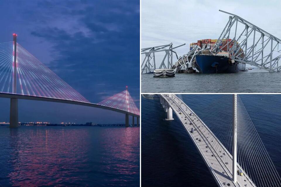 New design to replace Baltimore’s collapsed Francis Scott Key Bridge ...