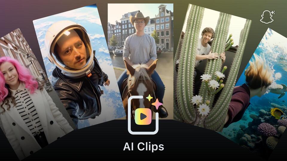 Snapchat’s new ‘AI Clips’ Lens format turns photos into five-second ...