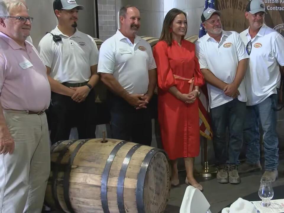 Ribbon cutting celebrates new rickhouse at Jackson Purchase Distillery
