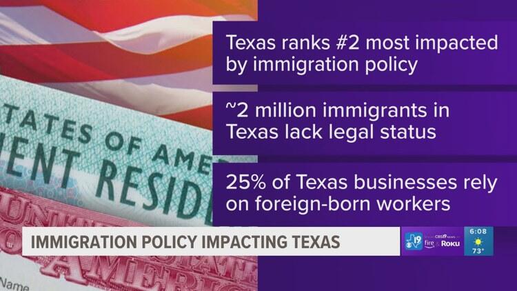 Texas ranks No. 2 most impacted by immigration policy - NewsBreak