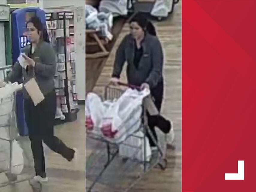 Woman seen stealing from local retail store