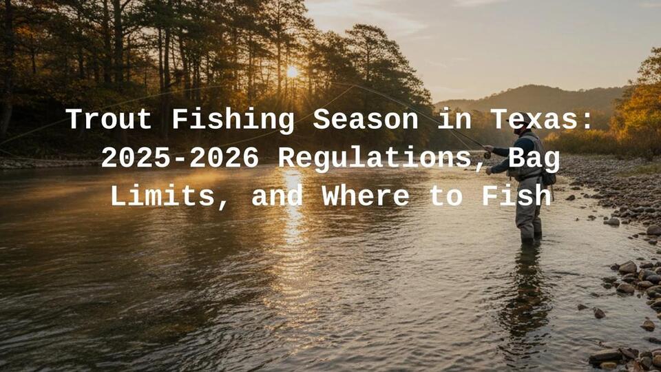 Trout Fishing Season in Texas: 2025-2026 Regulations, Bag Limits, and ...