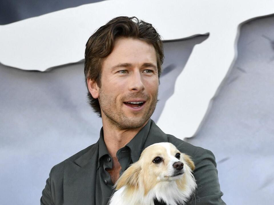Glen Powell’s Dog Brisket: Everything We Know About the Pup He Brought ...