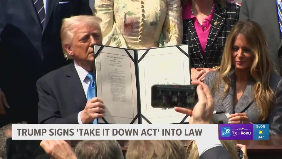 President Trump signs 'Take It Down' Act into law - NewsBreak