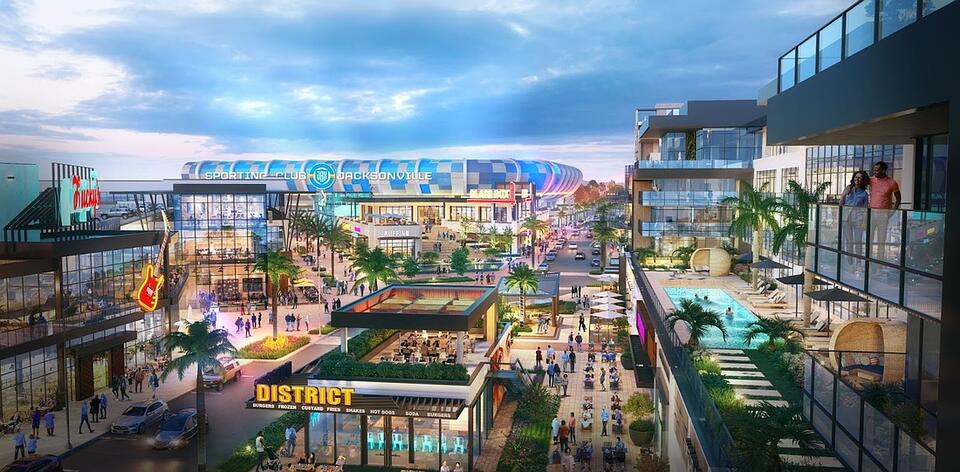 Sporting JAX unveils new stadium development site near Town Center ...