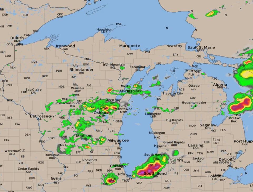 Michigan weather: Tracking the zone of thunderstorms for the next 3 ...