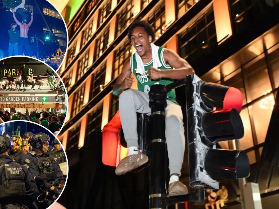 Celtics fans chant ‘f–k Kyrie’ while wildly celebrating NBA ...