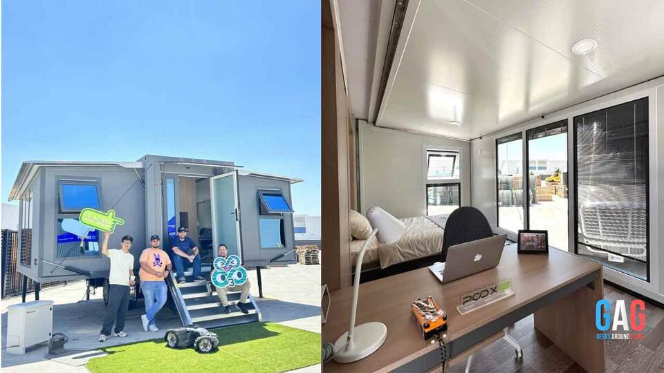 The World’s First Self-Unfolding & Mobile Home| The House Triples Its ...