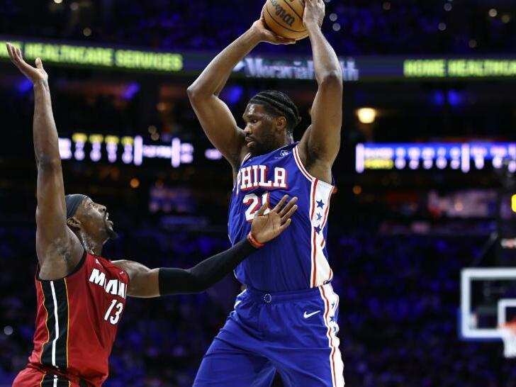 76ers vs. Heat score: Joel Embiid, Nic Batum lead comeback win for No. 7 seed, secure date vs ...
