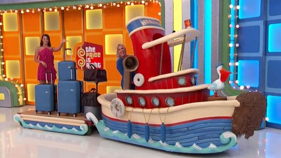 ‘The Price Is Right’ Models Nearly Fall Off Tugboat as Stunt Goes Wrong ...